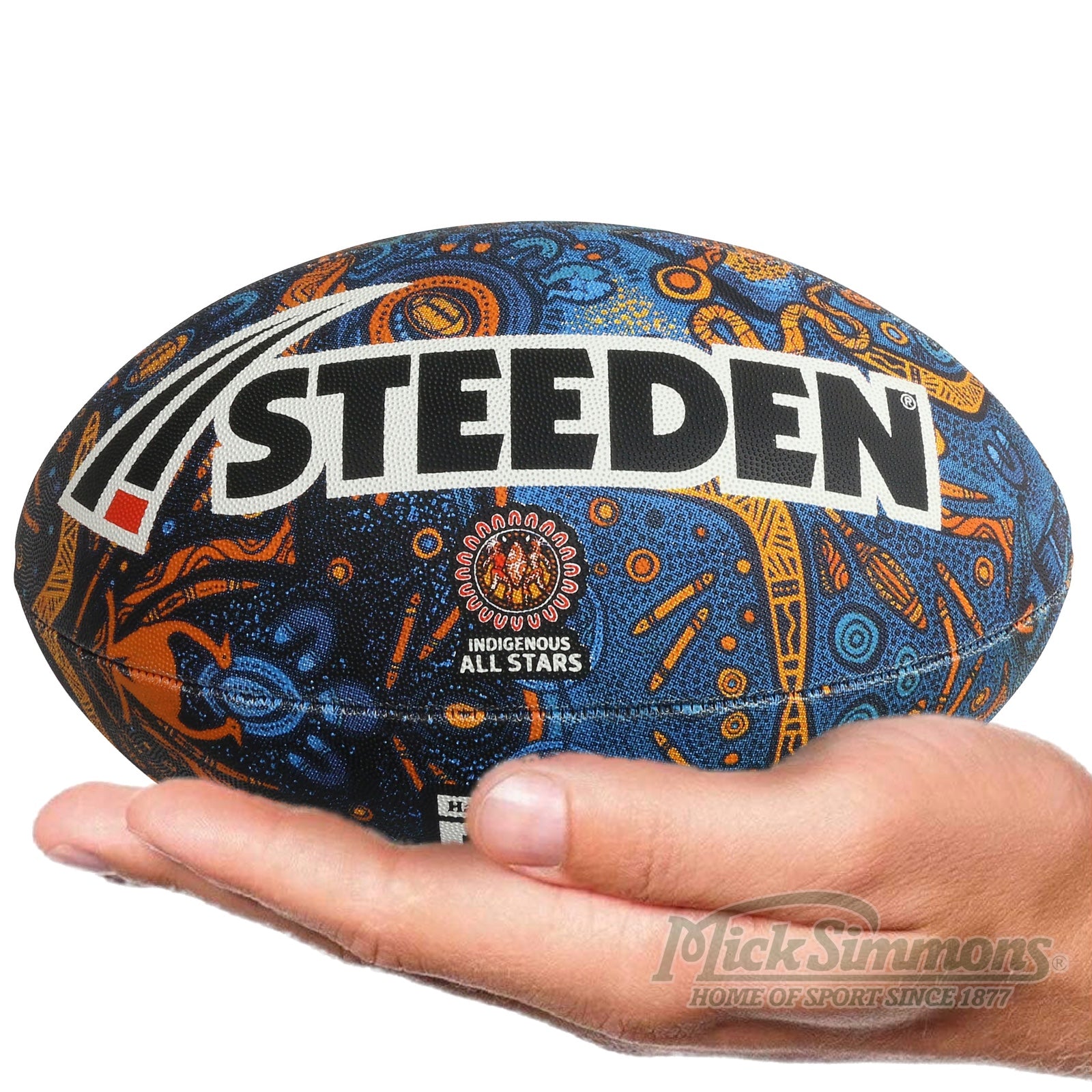 Steeden Indigenous All Stars 2025 Mini Ball NRL Rugby League (11 inch ...