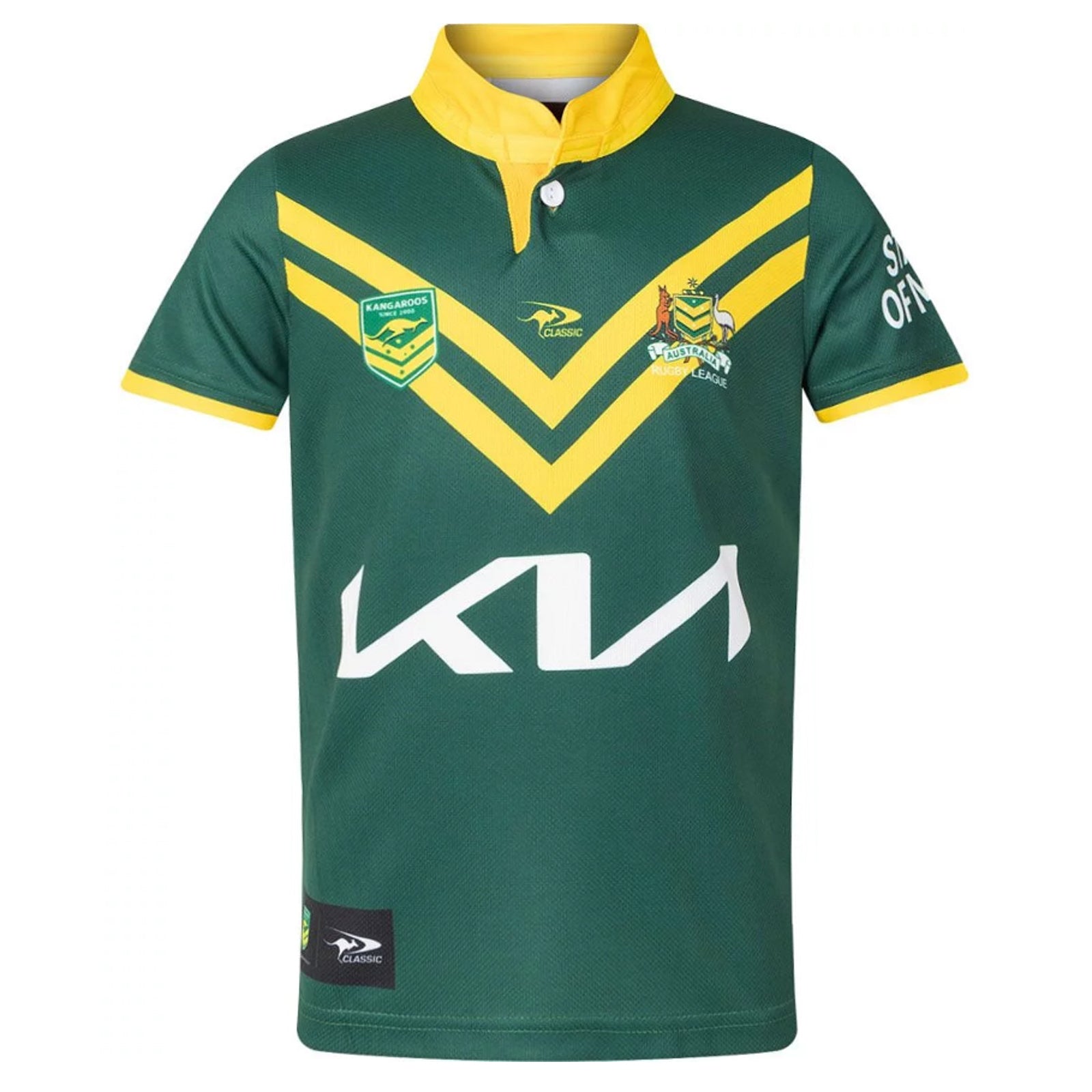 Australian Kangaroos ARL 2025 Men's Replica Jersey Rugby League By ...
