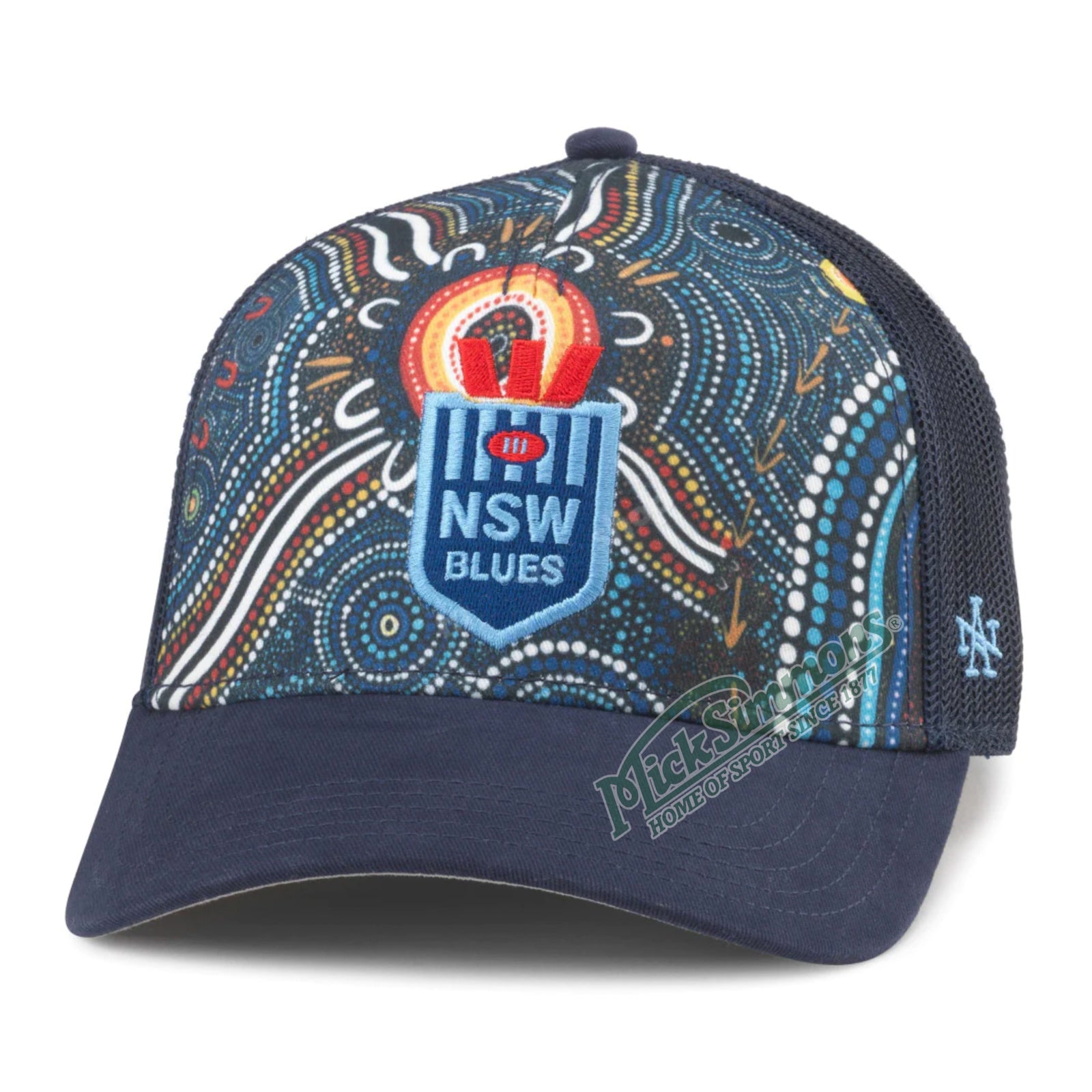 NSW Blues State of Origin Indigenous Valin Cap Navy NRL Rugby League by ...