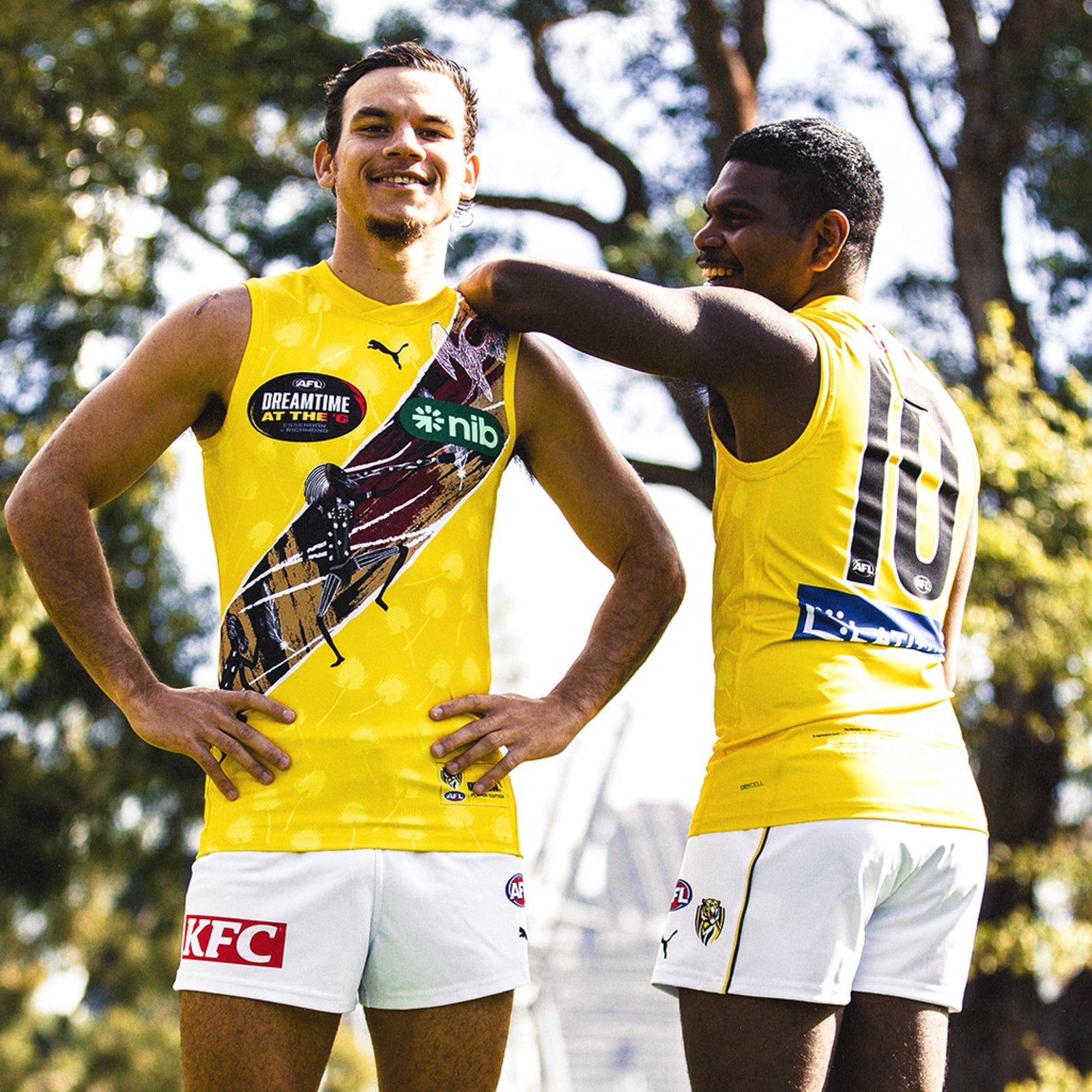 Richmond Tigers 2023 Indigenous Dreamtime Men's Home Jersey AFL ...