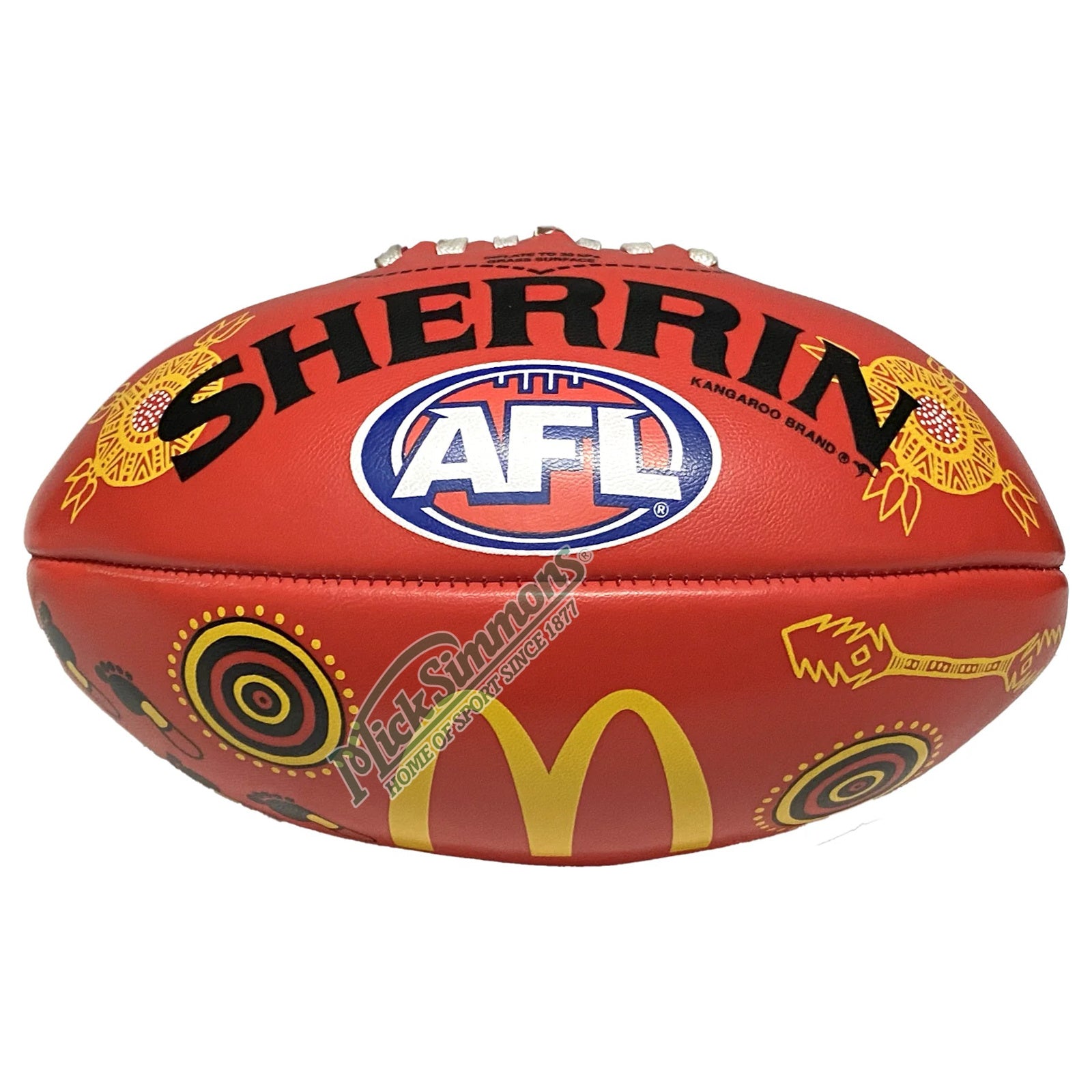 Sherrin AFL Official SDNR Sir Doug Nicholls Round Replica Indigenous ...