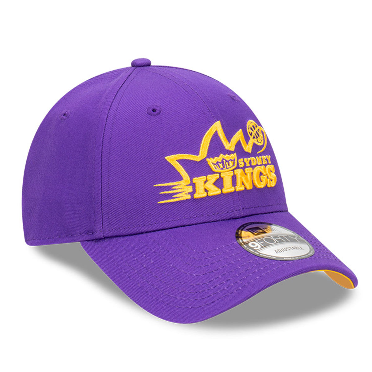 Sydney Kings Official Adult Team Colours 9FORTY Snapback Adjustable Cap ...