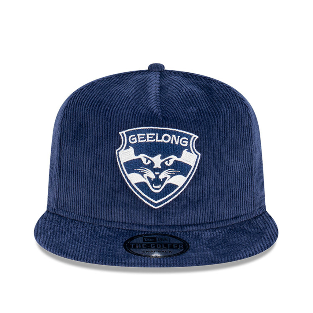 Geelong Cats Official Team Colours Corduroy The Golfer Snapback AFL by ...