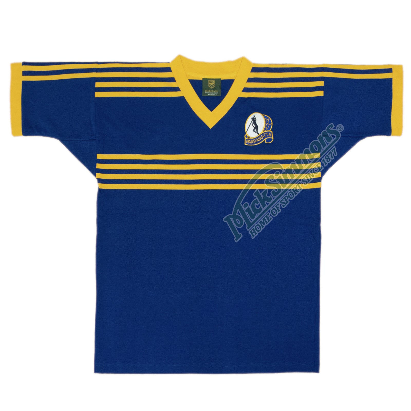 Parramatta Eels 1975 NRL Vintage Retro Heritage Rugby League Jersey ...