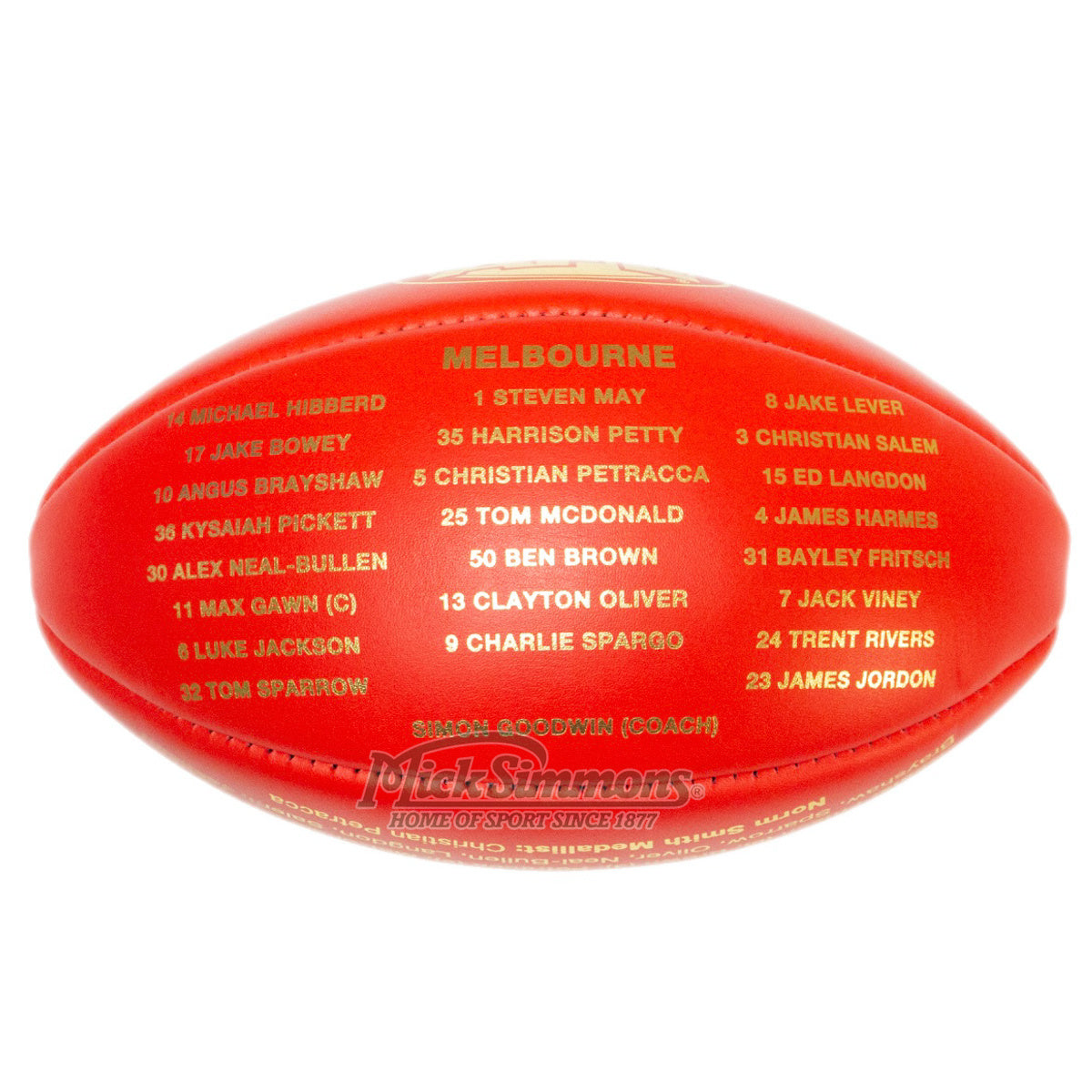 Sherrin AFL Official 2021 Premiers Ball - Melbourne Boxed Kangaroo ...