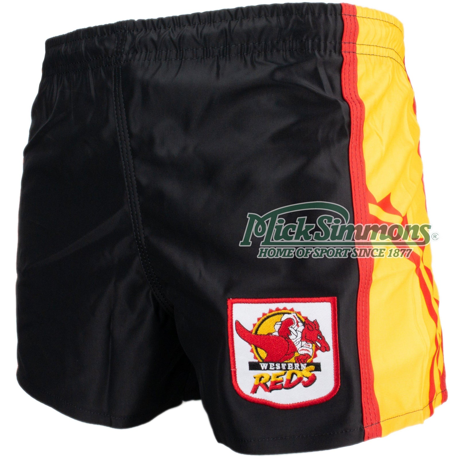 Western Reds NRL Retro Supporter League Rugby League Footy Mens Shorts ...